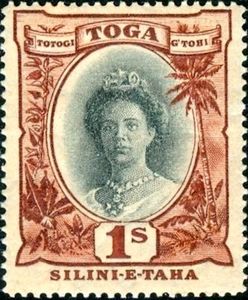 Stamp: Queen Sālote Tupou III (1900-1965) (Tonga(Definitives 1920-1935 ...