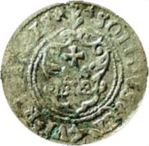 Moneda: 1 Solidus (Livonia) (1586~1621 - King Sigismund III Vasa of ...