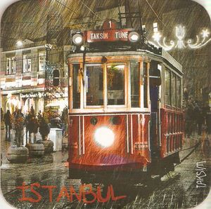 Beer Coaster: Tramway (Beer related coasters, Türkiye (Turkey)Col:TR-000001