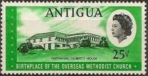 Stamp: Nathaniel Gilbert's House (Antigua and Barbuda(Attainment of ...
