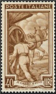 Stamp: Carter, Roman Aqueduct and Dome of St. Peter, Rome (Lazio ...