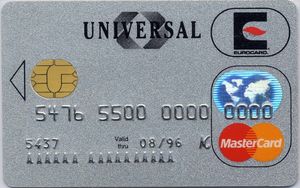 Bank Card: Universal. MasterCard (TverUniversalBank, RussiaCol:RU-MC-0073