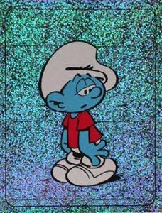 Sammelbild: Smurfs - De Rustige Smurf - Sticker no. 19 (Panini ...