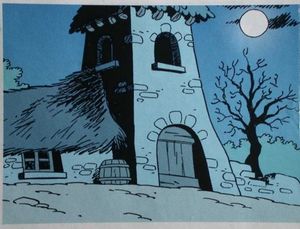 Sticker: Smurfs - Naar huis van Gargamel A - Sticker no. 176 (Panini ...