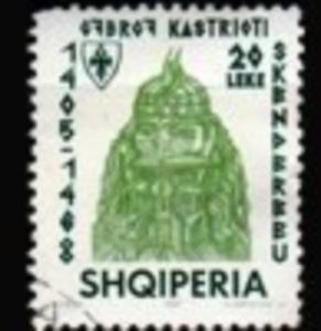 Stamp: Skanderbeg (George Castriota) (Albania) (Skanderbeg) Mi:AL 2628 ...