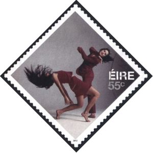 Stamp: Dance scenes (Ireland(Contemporary Arts - Dance) Mi:IE 2005,Sn ...