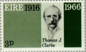 Stamp: Thomas J. Clarke (Ireland(50th Anniv. of the Easter Uprising) Mi ...