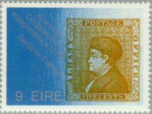 Stamp: 1776 American Declaration of Independence Benjamin Franklin ...