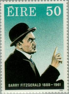 Stamp: Barry Fitzgerald 1888-1961 (Ireland(Anniversaries and Events ...