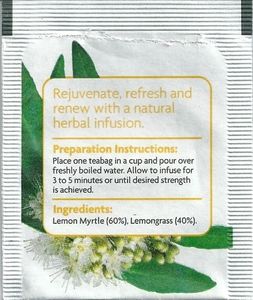 Tea Bag: Lemon Myrtle Tea (coles, AustraliaCol:TB-AU-0152
