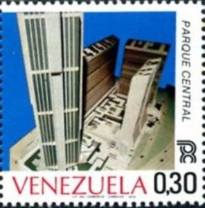 Stamp: „Parque Central“, Caracas (Venezuela(Opening of the Parque ...