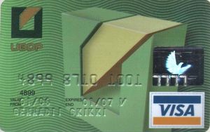 Bank Card: Visa Classic (Universal Bank for Development and Partnership, UkraineCol:UA-VI-0388