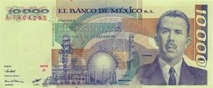 Banknote: 10,000 Pesos (Mexico) (1981-1982 Issue) Wor:P-78a