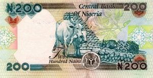 Banknote: 200 Naira (Nigeria(1984-2022 Issue) Wor:P-29e.2