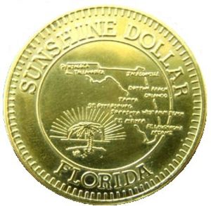 Token: Sunshine Dollar (United States of America(Advertising Tokens ...