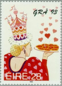 Stamp: Love (GRA '93) (Ireland(Greetings Stamps 1993) Mi:IE 815,Sn:IE ...