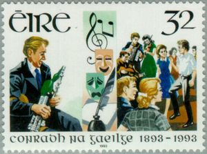 Stamp: Gaelic League 1893-1993 (Ireland(Centenary of Gaelic League) Mi ...