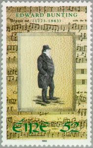 Stamp: Edward Bunting 1773-1843 (Ireland(Anniversaries and Events 1993 ...
