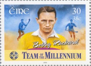 Stamp: Bobby Rackard (Ireland) (Hurling Team of the Millennium) Mi:IE ...