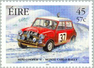 Stamp: Mini Cooper 'S' - Monte Carlo Rally (Ireland(Irish Motorsport ...