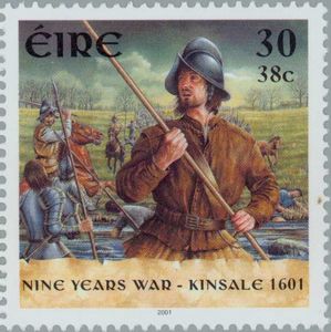 Stamp: Nine Years War - Kinsale 1601. Irish Pikeman (Ireland(400th ...