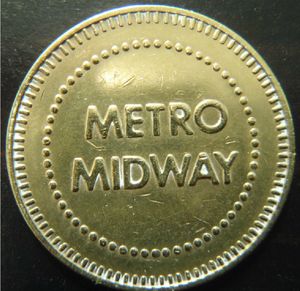 Token: Metro Midway (Pepsi) (United States of America(Trade Tokens) Col ...
