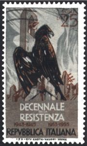 Timbre: 10th anniversary - Eagle on the ruins of Italy (Italie(Italian ...