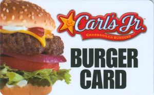 Gift Card: Burger Card (Restaurants, United States of America(Carl's Jr ...