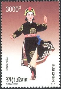 Stamp: Long Chan (Vietnam(Opera costumes) Mi:VN 3202,Sn:VN 3101,Yt:VN ...