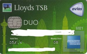 Bank Card: Word Buildings (Lloyds TSB, United Kingdom of Great Britain ...
