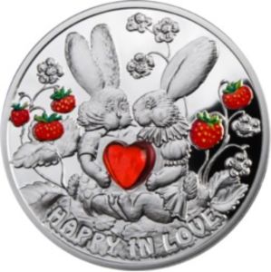 Coin: 1 Dollar (Happy in Love) (Niue(2010~Today - Lucky Coins) WCC:km879