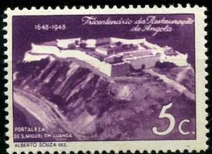 Stamp: São Miguel Fort - Luanda (Angola(300th anniv. of the restoration ...
