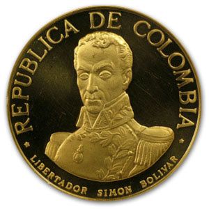 Coin: 1,500 Pesos (Independence Sesquicentennial) (Colombia) (1968 ...