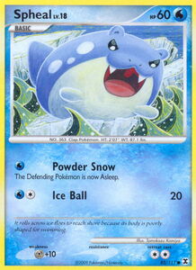 Cartas de Jogar: Spheal (Pokémon TCG(Rising Rivals Set) Col:PKM-RRS-EN082