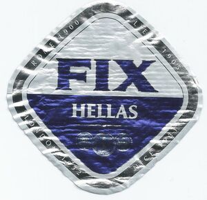 Drink Label: Fix Hellas (Olympic Brewery S.A., GreeceCol:GR-BEER-001352