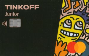 Bank Card: Tinkoff Junior. Animation (Tinkoff Credit Systems, RussiaCol:RU-MC-1884.06 💳