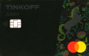 Bank Card: Tinkoff Junior. Animation. Unicorn (Tinkoff Credit Systems ...