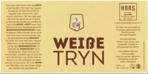 Drink Label: Weibe Tryn (Bierbrouwerij Noarder Dragten, NetherlandsCol ...