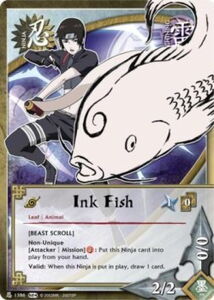 Game Card: Ink Fish (Naruto(Sage's Legacy Set) Col:NRT-SLS-ENSLN1386 🃏