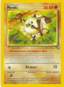 Game Card: Menki (Pokémon TCG(Jungle Set-Unlimited Edition) Col:Col:PKM ...