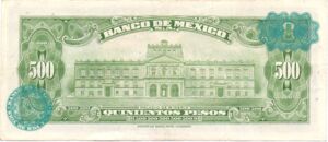 Banknote: 500 Pesos (Mexico(1946-1978 Issue) Wor:P-51m.4