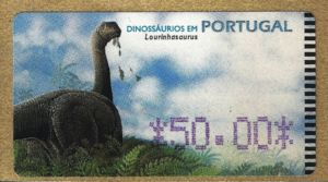 Stamp: Lourinhasaurus (Portugal(Dinosaurs in Portugal) Mi:PT AT24,Yt:PT ...
