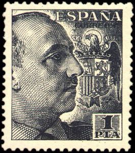 Stamp: Generalísimo Francisco Franco (Spain(General Franco (I) without ...