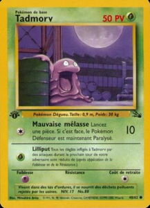 Game Card: Tadmorv (Pokémon TCG(Fossil Set-First Edition) Col:Col:PKM ...
