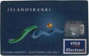 Bank Card: Islandsbanki (Islandsbanki, Iceland) Col:IS-VE-0002
