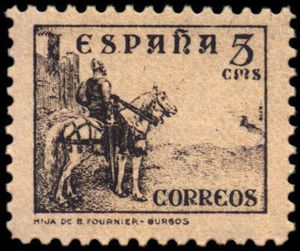 Sello: El Cid (España(Cifras y Cid) Mi:ES 766I.II,Sn:ES 642,Yt:ES 578 ...
