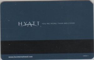 Hotel Card: Hyatt - You're more than welcome (blue) (Hyatt, United ...