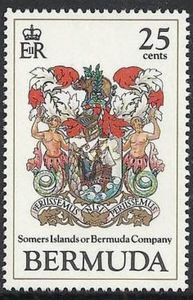 Stamp: Arms of Bermuda Company (Bermuda(Coats Of Arms) Mi:BM 423,Sn:BM ...