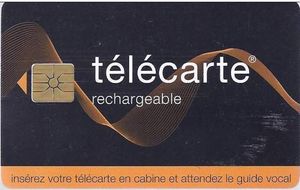 Telefonkarte: telecarte rechargeable (France Telecom, Frankreich) (CC ...
