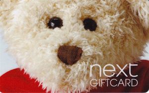 Gift Card: Next - Teddy bear (Next, Sweden(Next) Col:S-Next-005-CP13242